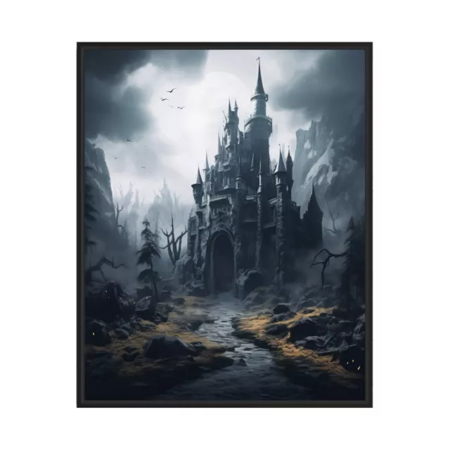 Cursed Castle Haunted Photo Art Print Poster Wall Art Painting Phone ...