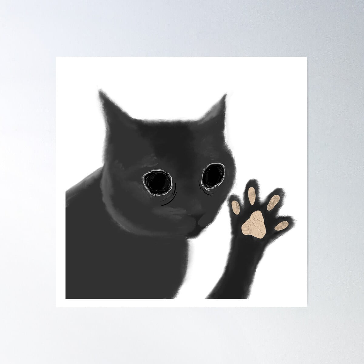 Cursed Toe Beans Poster Wall Art, Modern Wall Decor For Living Room ...