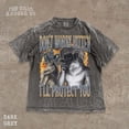 Cursed Wolf I'll Protect You Kitten Faded for Edgy Top Gag for Him T ...