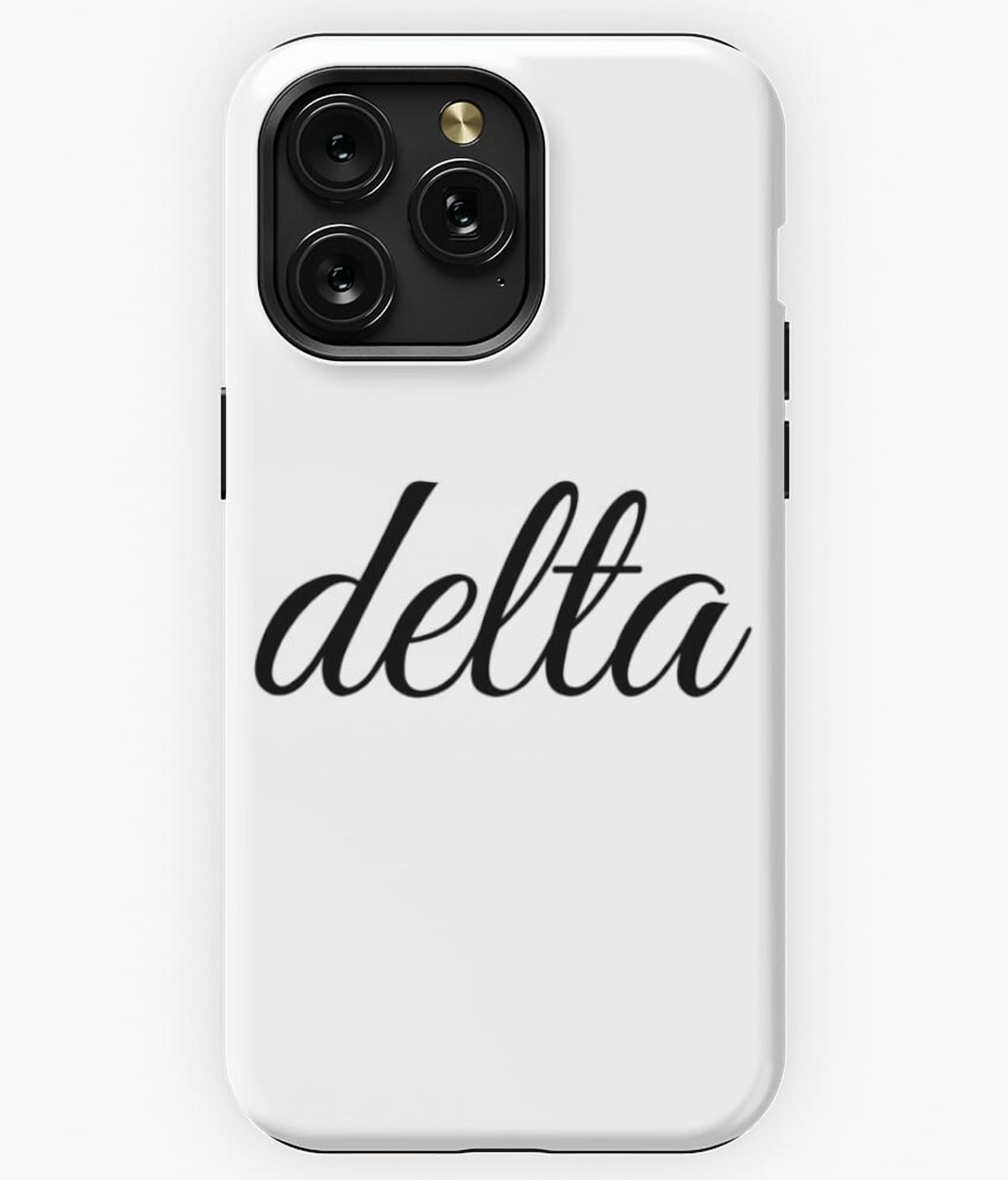 Cursive Delta Script Greek Letter Typography A3855 Phone Case for ...