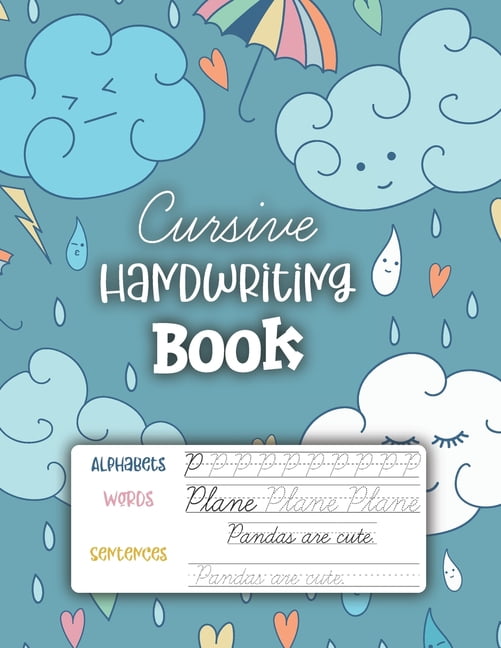 Cursive Handwriting Book: 3-in-1 Cursive Handwriting Workbook for Kids ...