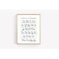 Cursive Handwriting Poster Alphabet Chart Montessori Learning Art Print ...