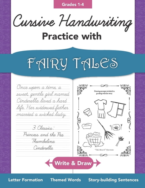Cursive Handwriting Practice with Fairy Tales Grades 1-4 : Write and ...