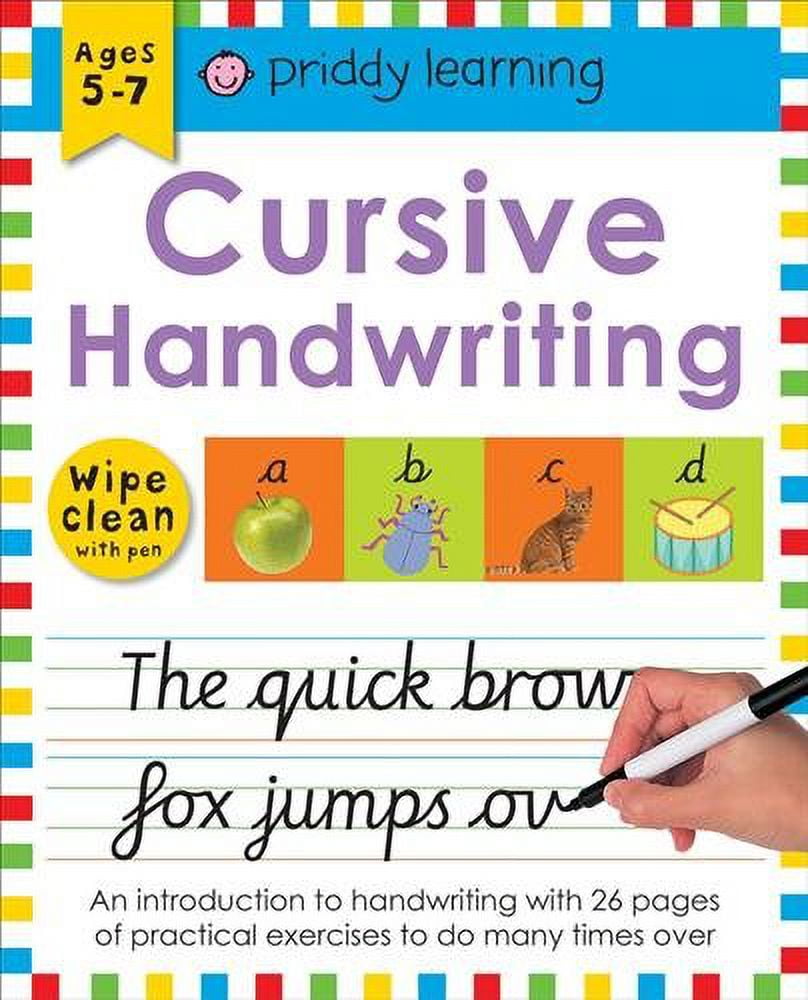 Cursive Handwriting Roger Priddy,Priddy Books (Spiral-Bound) - Walmart.com
