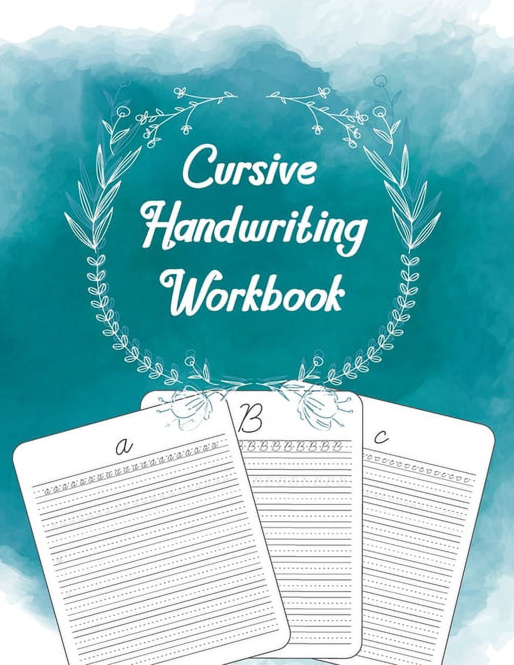 Cursive Handwriting Workbook: 8.5x11" Beginner's Practice Book for Kids ...