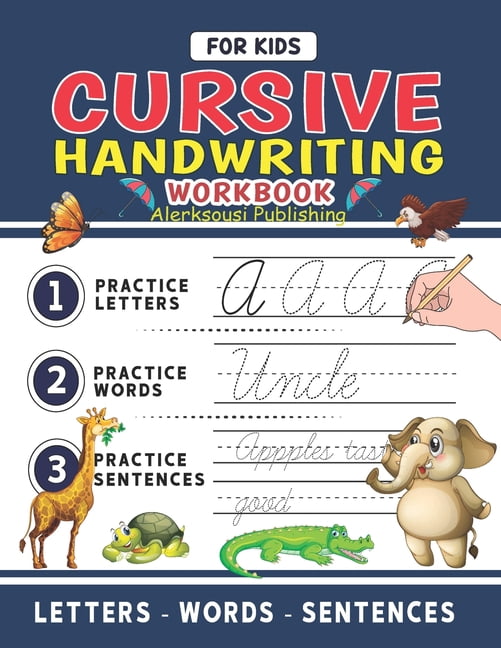 Cursive Handwriting Workbook For Kids - Walmart.com
