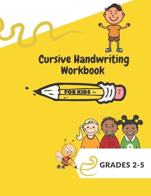 Cursive Handwriting Workbook For Kids: ABC Alphabet letters for ...