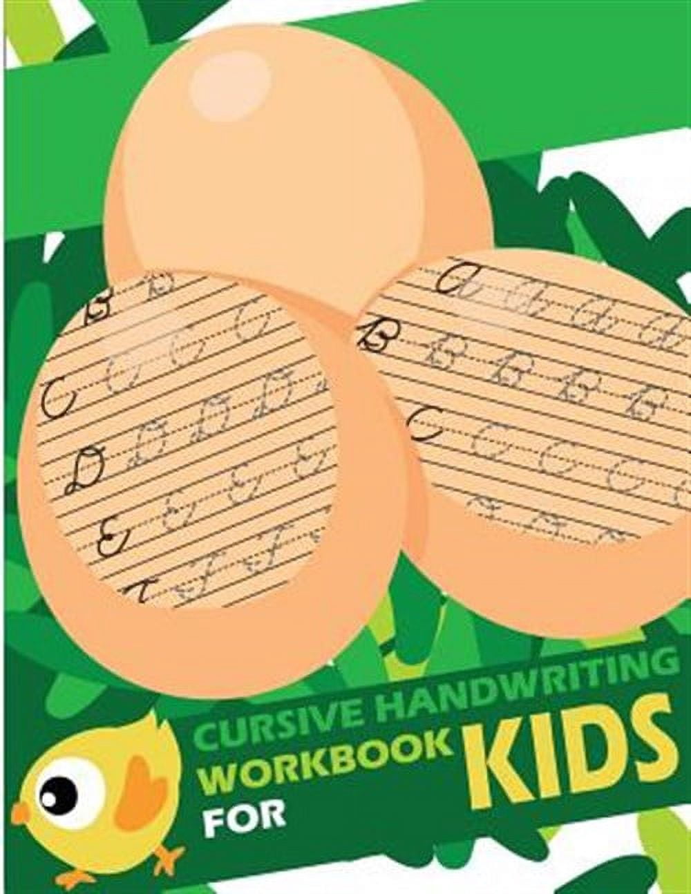 Cursive Handwriting Workbook for Kids: ABC Workbooks for Preschool, ABC ...