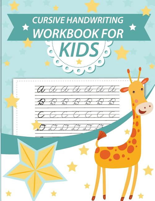 Cursive Handwriting Workbook for Kids: Cursive handwriting workbook for ...