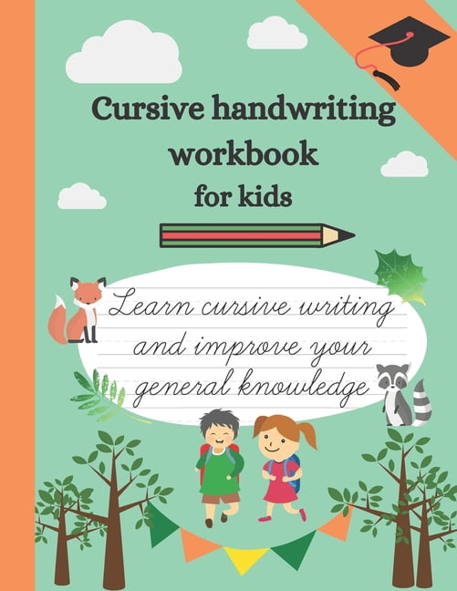 Cursive Handwriting Workbook for Kids: Tracing Handwriting Workbook 3 ...