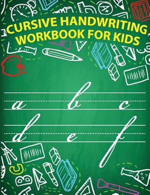 Cursive Handwriting Workbook for Kids: Cursive handwriting workbook for ...