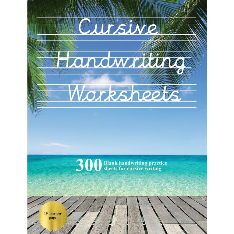 Blank Cursive Writing Worksheets