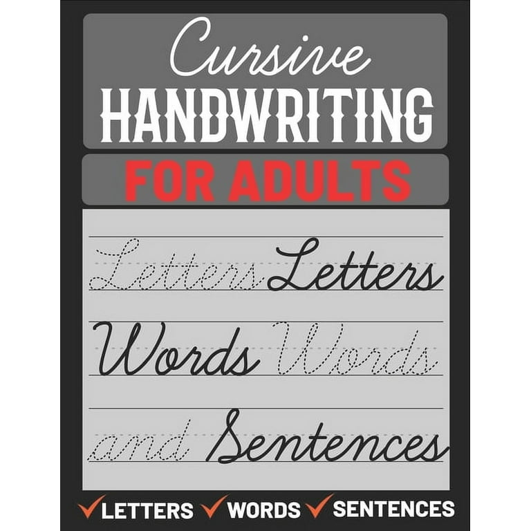 Cursive Handwriting Worksheets For Adults Free Printable Cursive