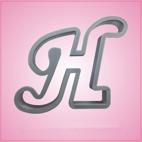Cursive Letter H Cookie Cutter - Walmart.com