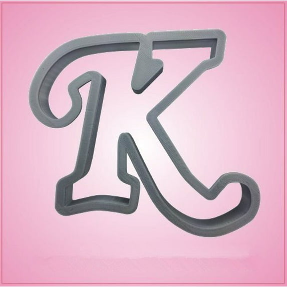 Cursive Letter K Cookie Cutter - Walmart.com