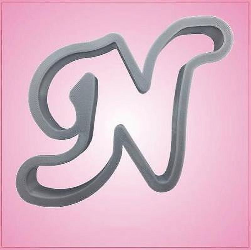 Cursive Letter N Cookie Cutter - Walmart.com