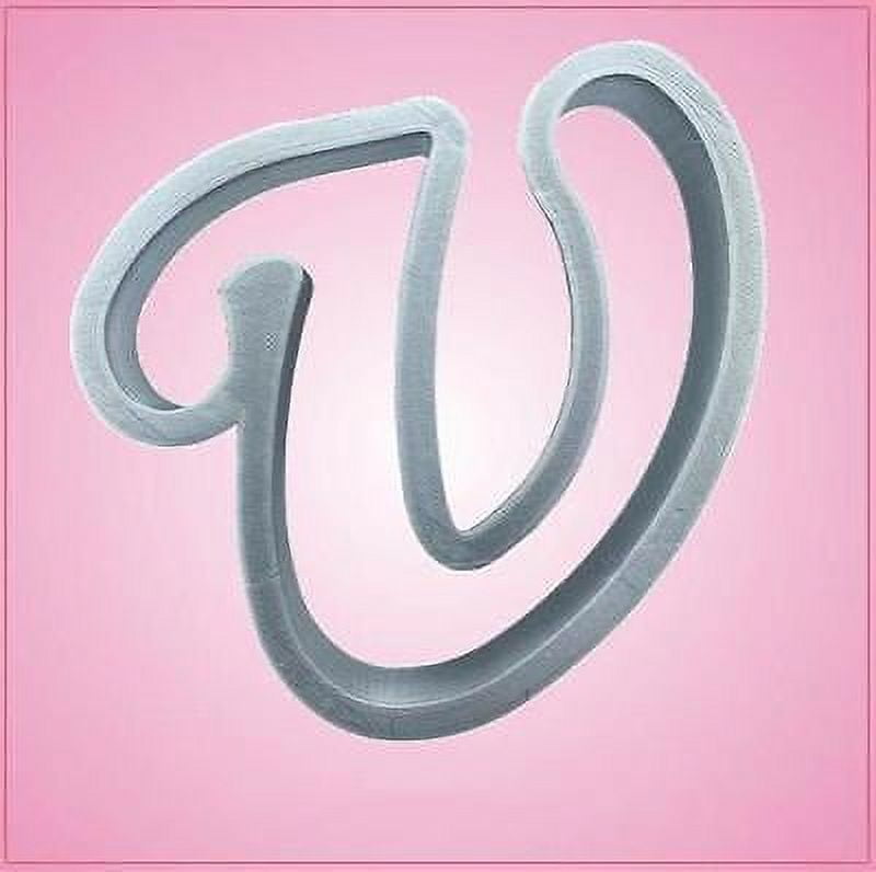 Cursive Letter U Cookie Cutter - Walmart.com
