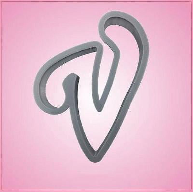 Cursive Letter V Cookie Cutter - Walmart.com