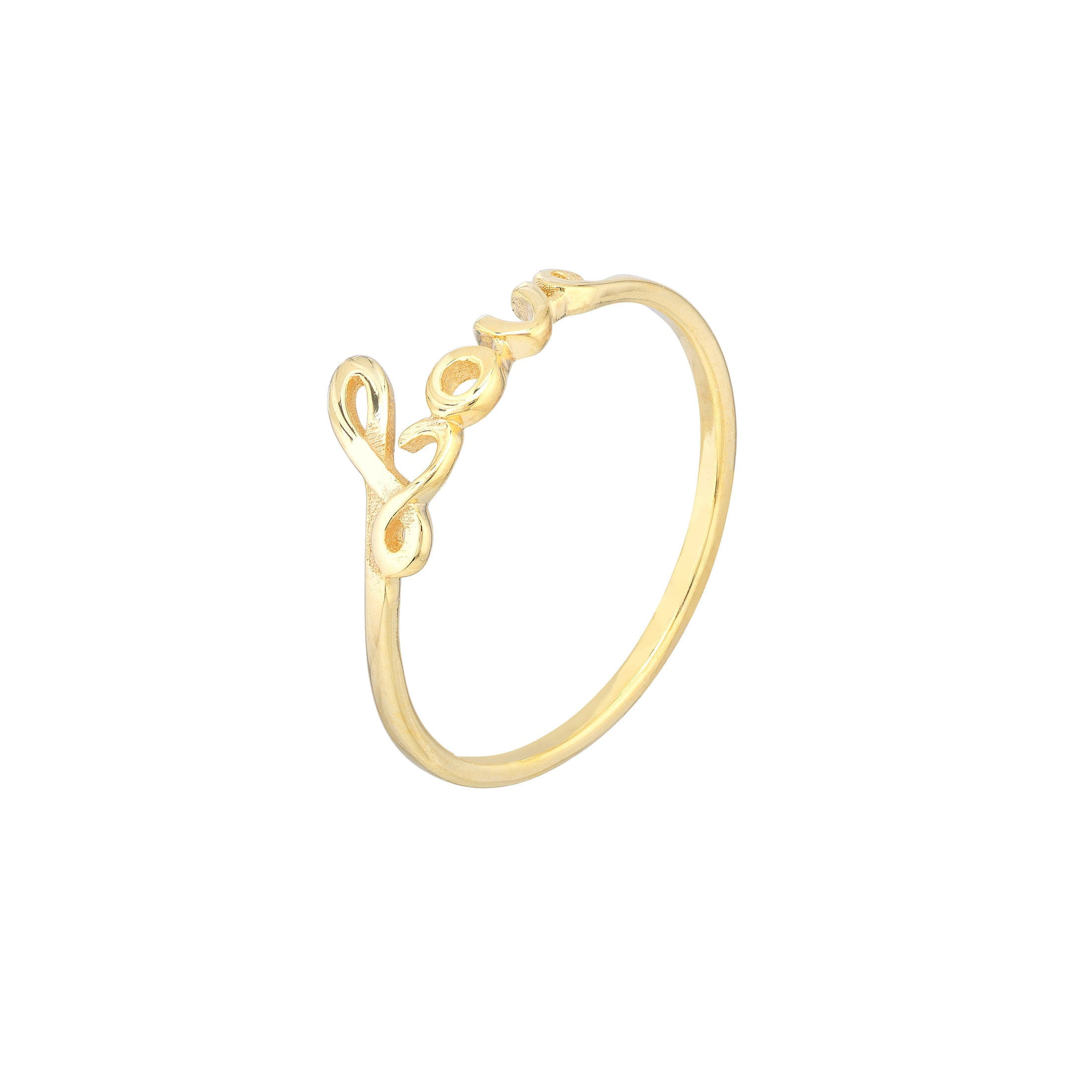 Cursive Love Ring - Walmart.com