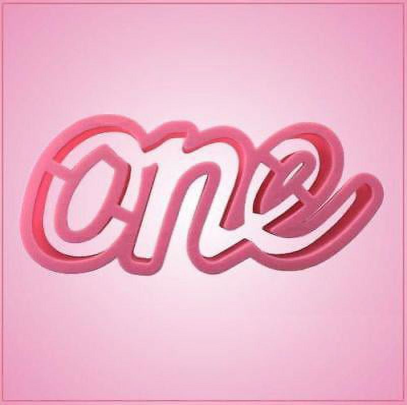 Cursive Number One Cookie Cutter - Walmart.com