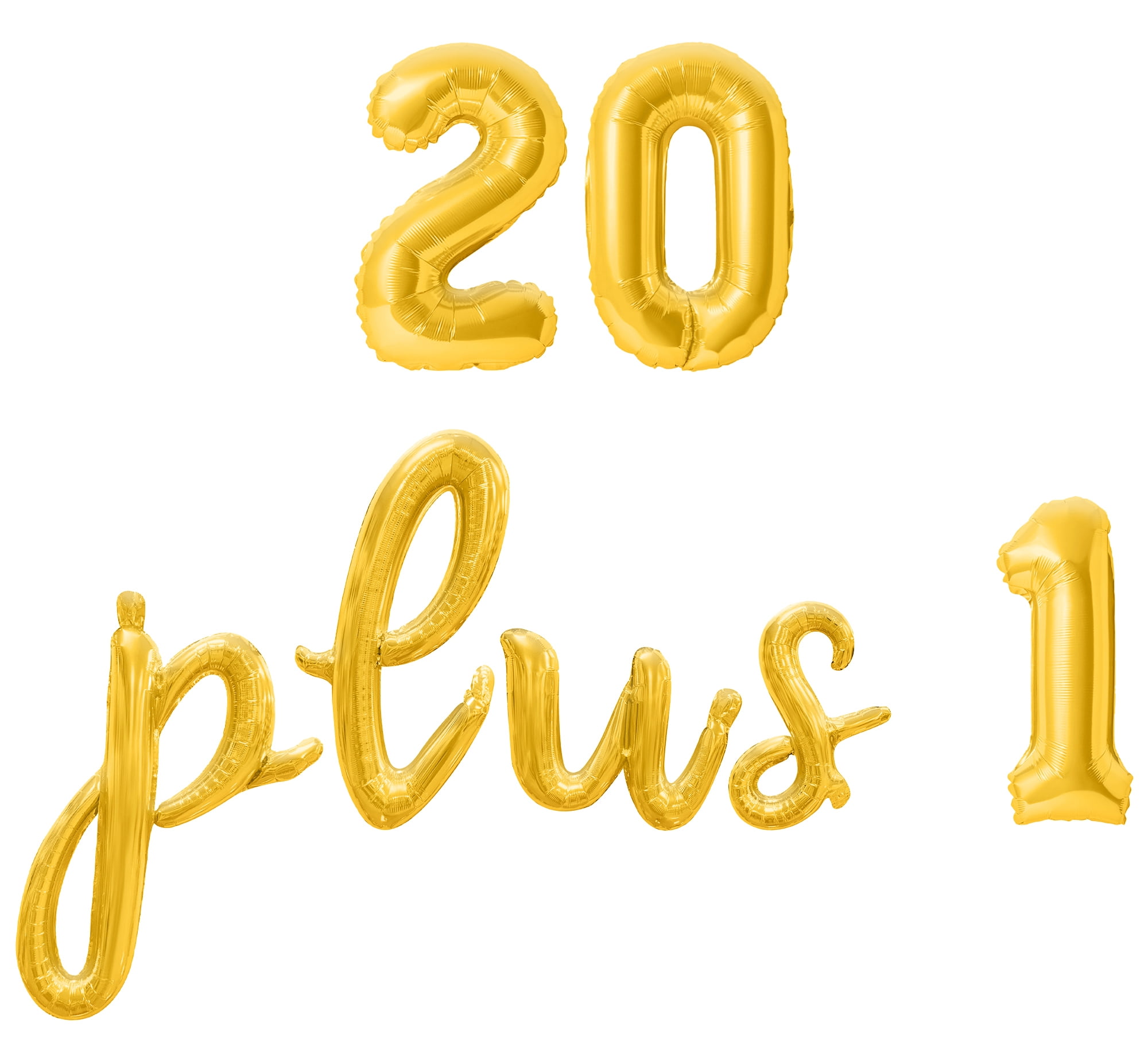 Cursive Script Letter Balloons - 20 PLUS 1 16" Inch Alphabet Letters ...