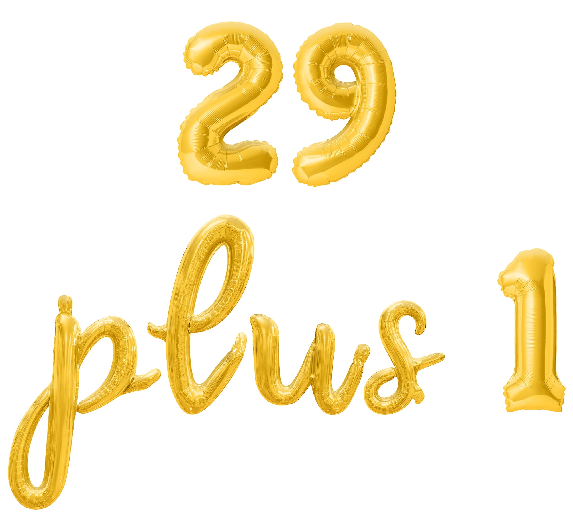 Cursive Script Letter Balloons - 29 PLUS 1 16" Inch Alphabet Letters ...