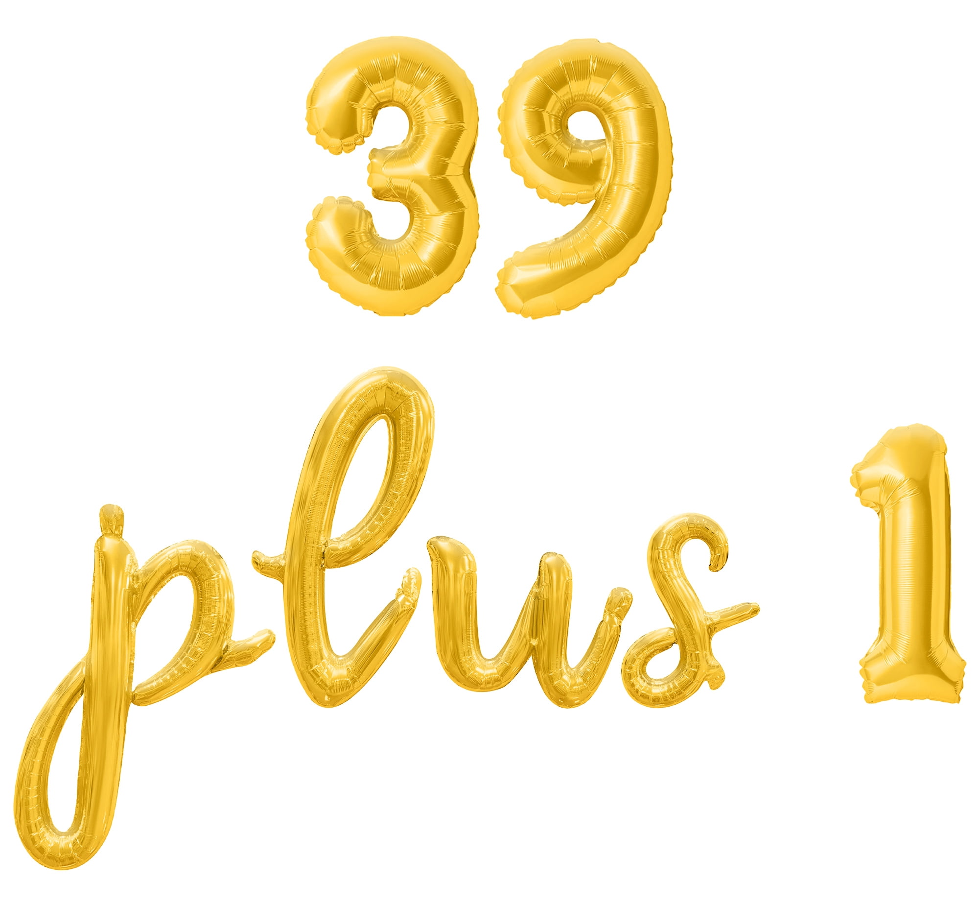 Cursive Script Letter Balloons - 39 PLUS 1 16" Inch Alphabet Letters ...