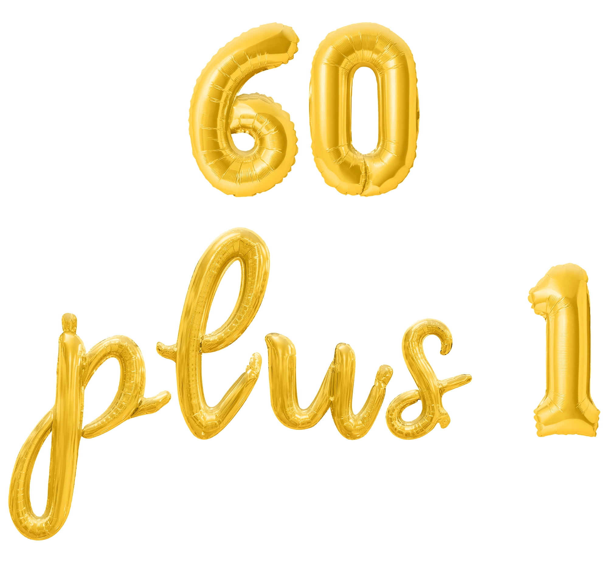 Cursive Script Letter Balloons - 60 PLUS 1 16" Inch Alphabet Letters ...