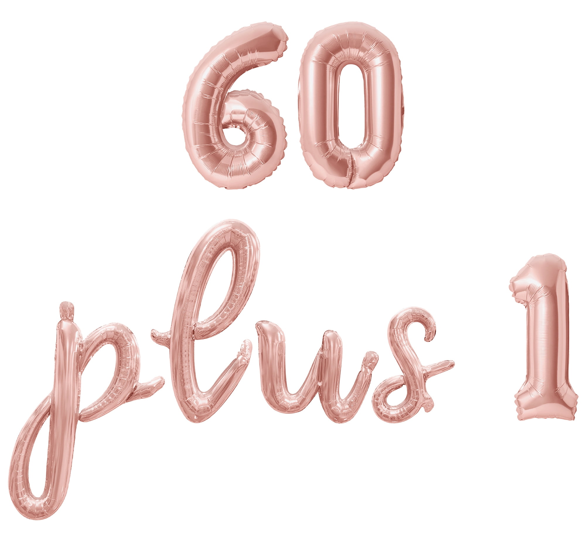 Cursive Script Letter Balloons - 60 PLUS 1 16" Inch Alphabet Letters ...