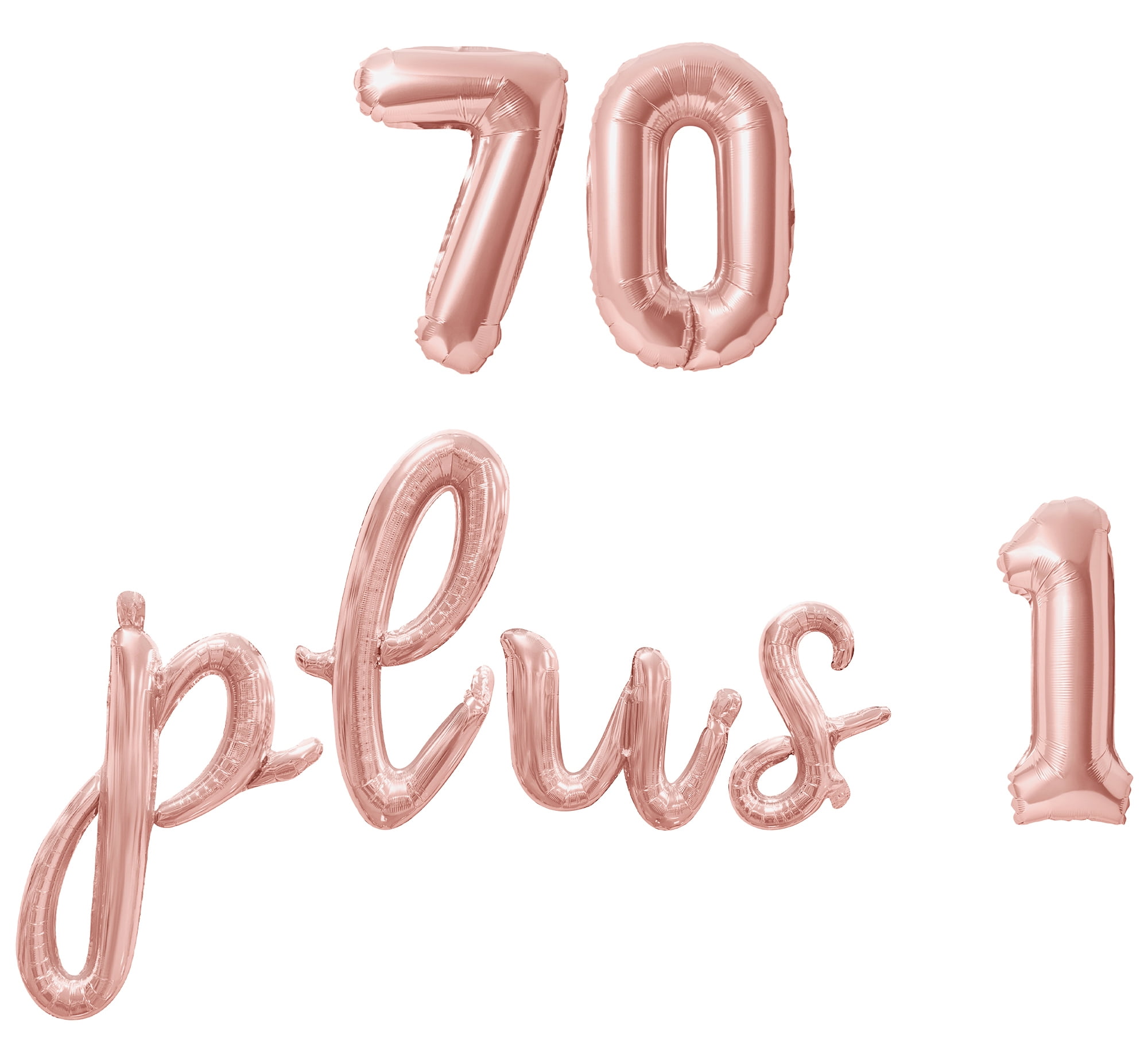 Cursive Script Letter Balloons - 70 PLUS 1 16" Inch Alphabet Letters ...