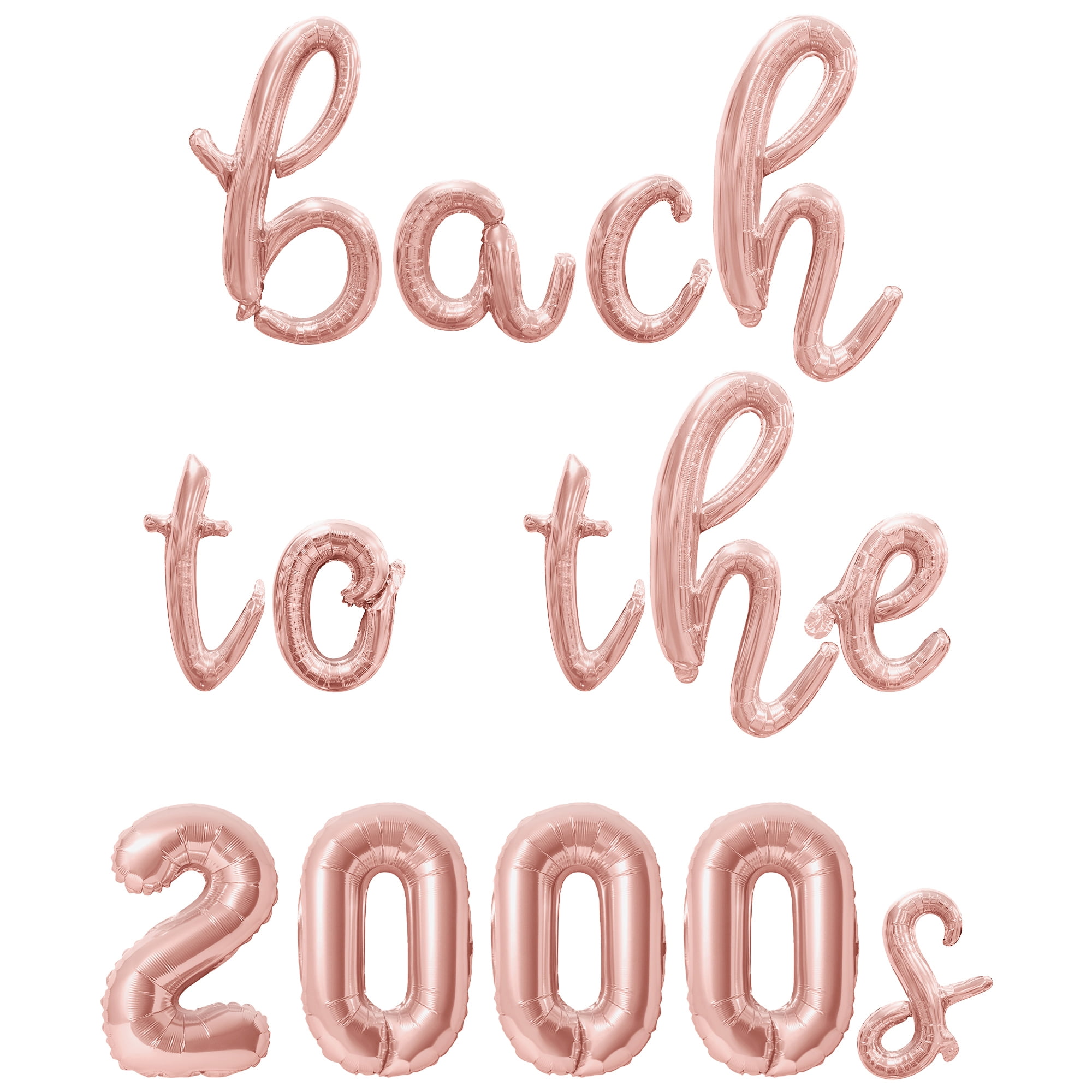Cursive Script Letter Balloons - BACH TO THE 2000S 16" Inch Alphabet ...