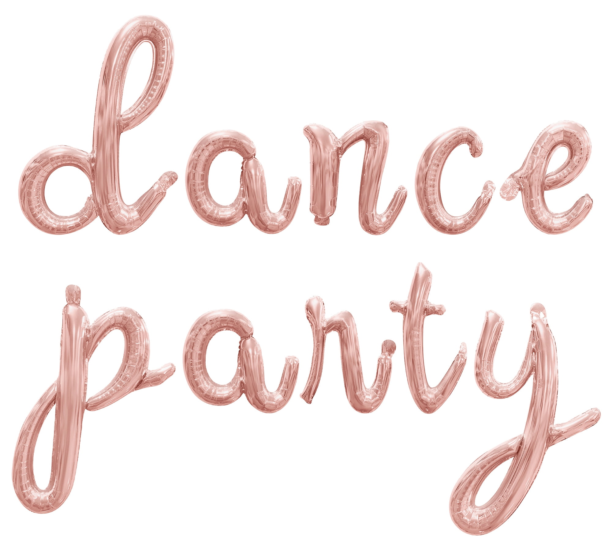 Cursive Script Letter Balloons - DANCE PARTY 16" Inch Alphabet Letters ...