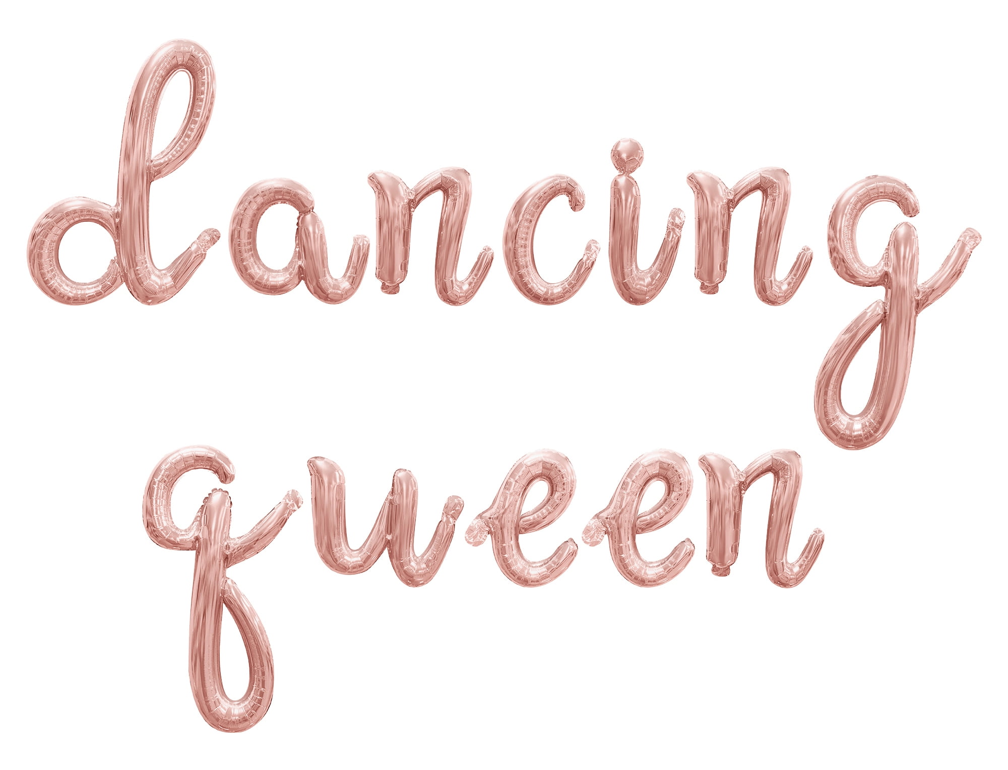 Cursive Script Letter Balloons - DANCING QUEEN 16" Inch Alphabet ...