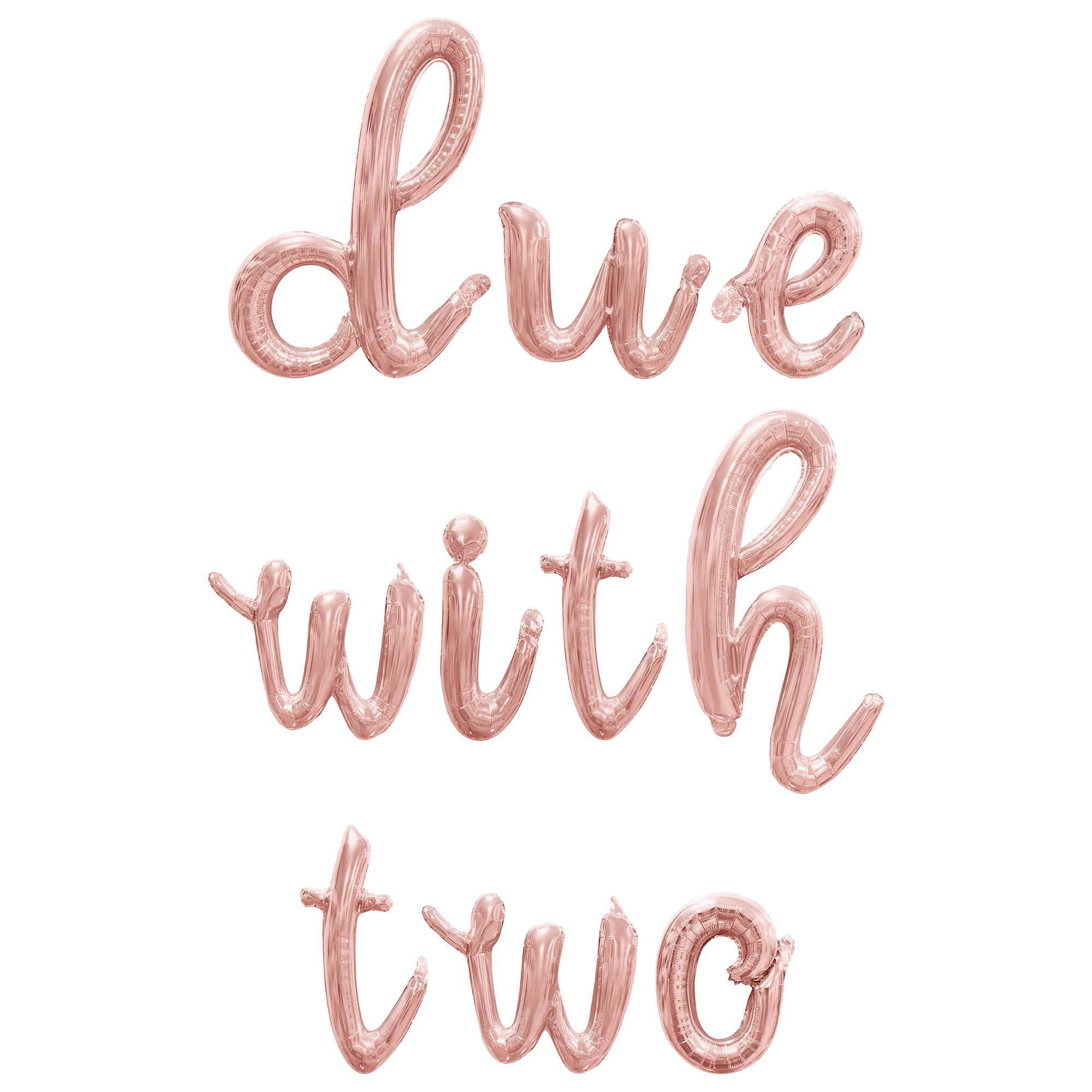 Cursive Script Letter Balloons - DUE WITH TWO 16" Inch Alphabet Letters ...