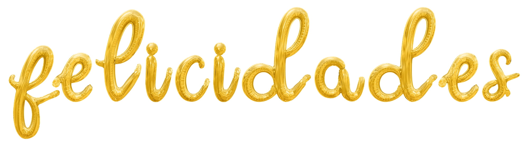 Cursive Script Letter Balloons - FELICIDADES 16" Inch Alphabet Letters ...