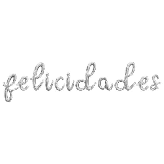 Cursive Script Letter Balloons - FELICIDADES 16" Inch Alphabet Letters ...