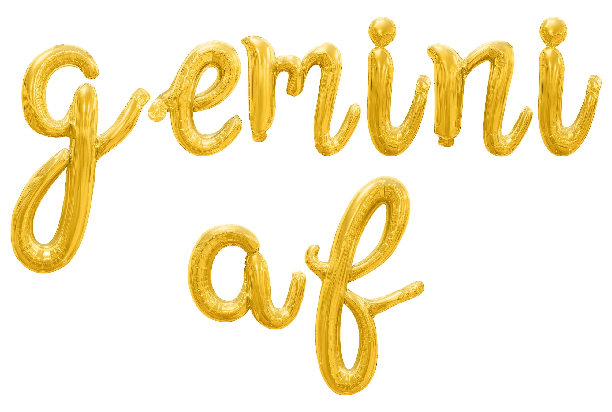 Cursive Script Letter Balloons - GEMINI AF 16" Inch Alphabet Letters ...