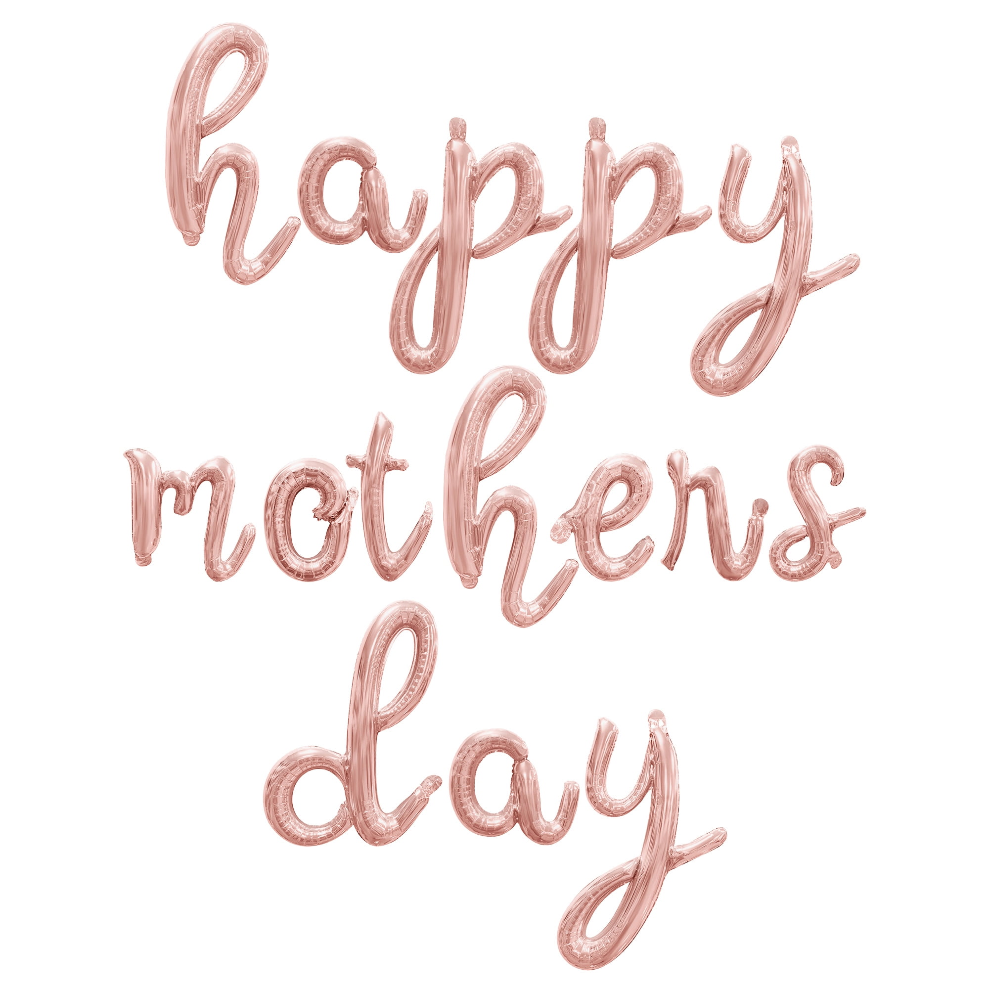 Cursive Script Letter Balloons - HAPPY MOTHERS DAY 16" Inch Alphabet ...