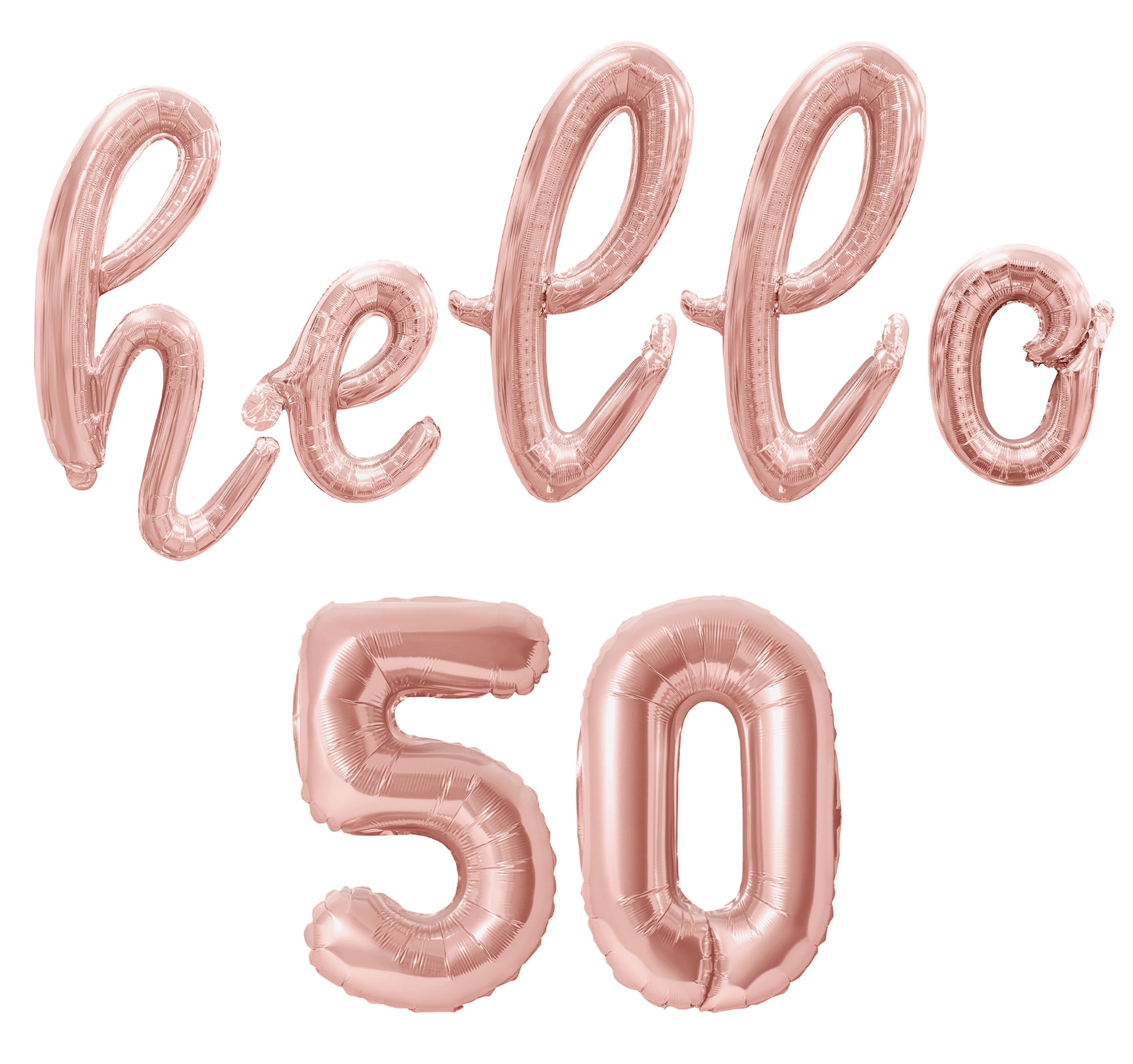Cursive Script Letter Balloons - HELLO 50 16" Inch Alphabet Letters ...