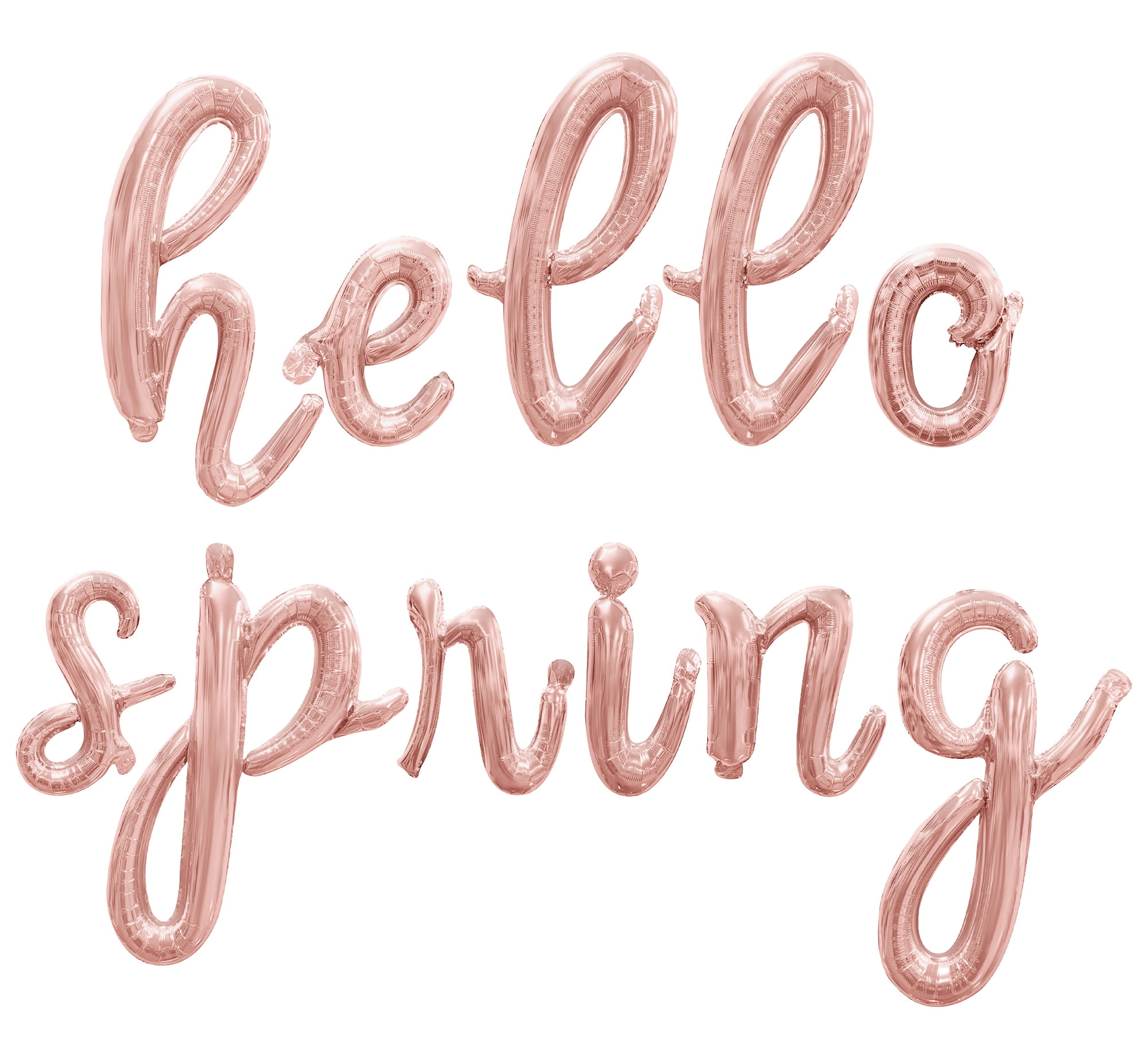 Cursive Script Letter Balloons - HELLO SPRING 16" Inch Alphabet Letters ...