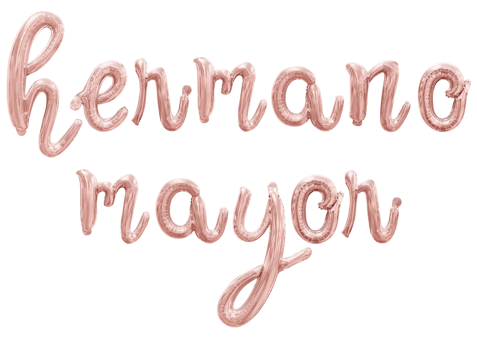 Cursive Script Letter Balloons - HERMANO MAYOR 16" Inch Alphabet ...