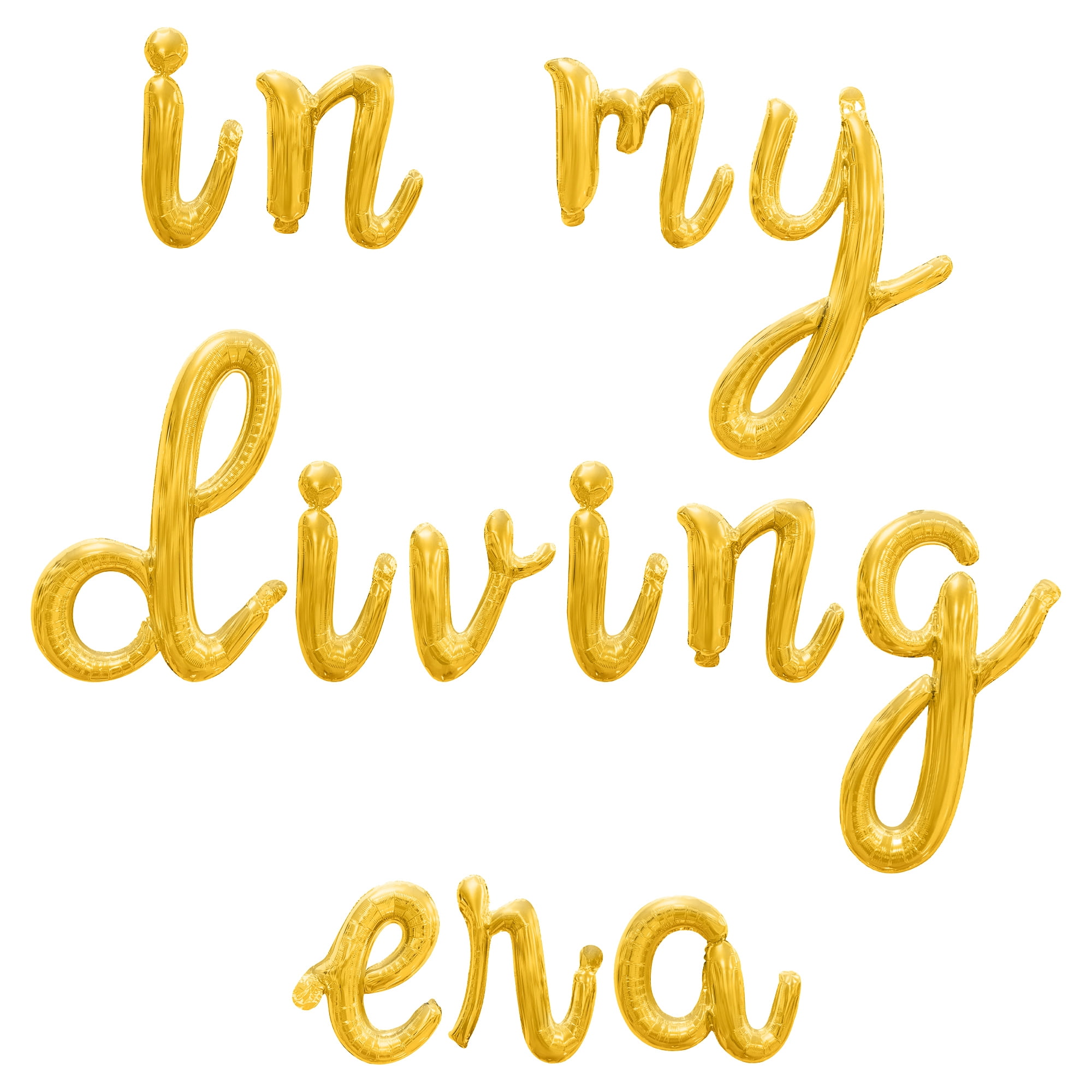 Cursive Script Letter Balloons - IN MY DIVING ERA 16" Inch Alphabet ...