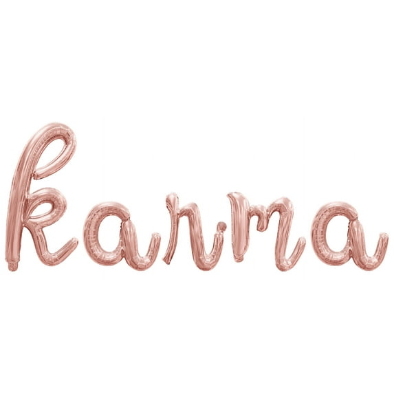 Cursive Script Letter Balloons - KARMA 16" Inch Alphabet Letters Foil ...