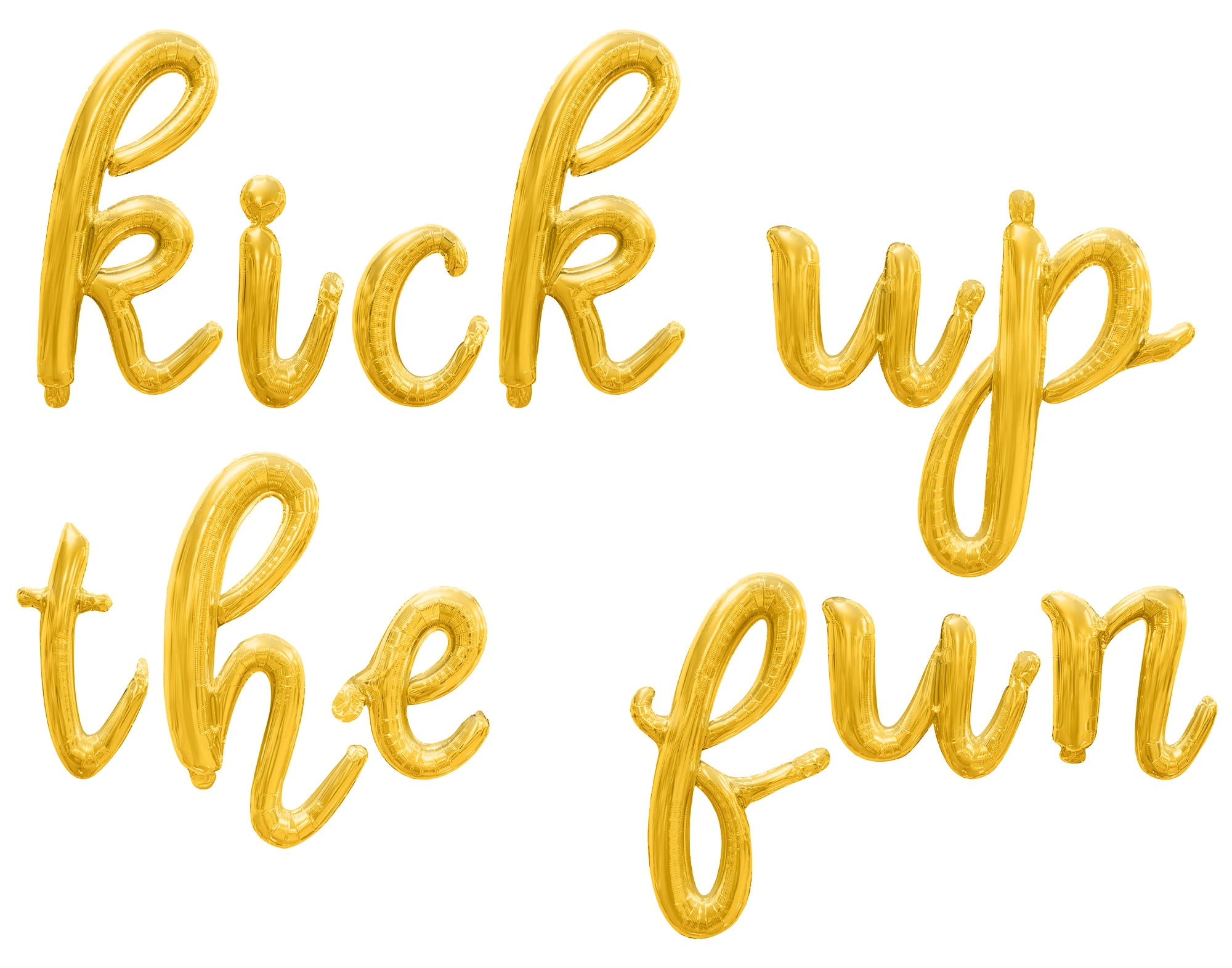 Cursive Script Letter Balloons - KICK UP THE FUN 16" Inch Alphabet ...