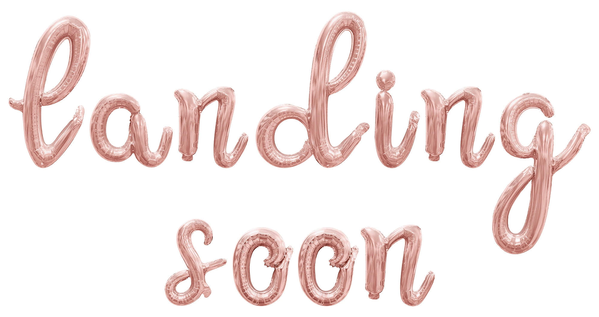 Cursive Script Letter Balloons - LANDING SOON 16" Inch Alphabet Letters ...