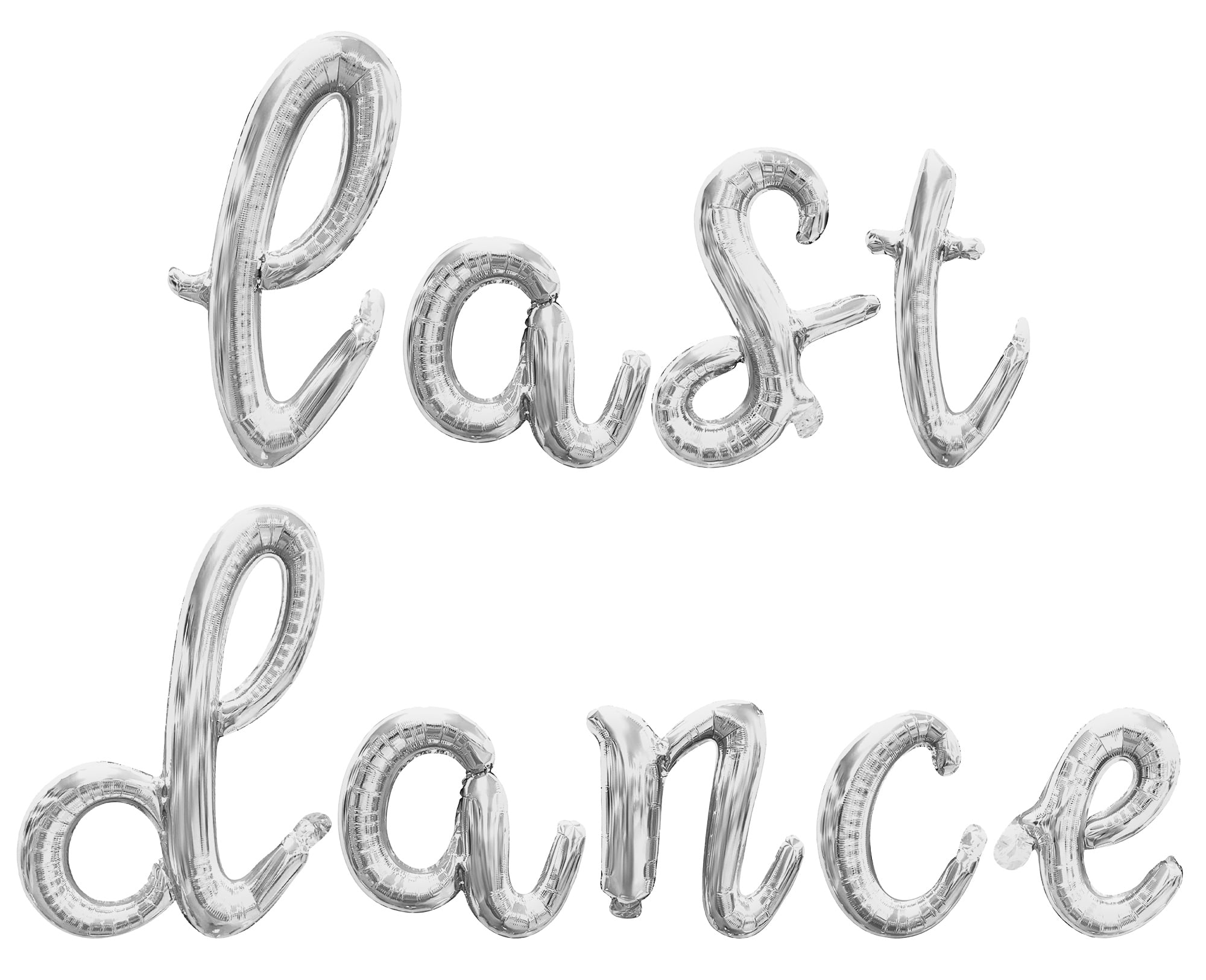 Cursive Script Letter Balloons - LAST DANCE 16" Inch Alphabet Letters ...