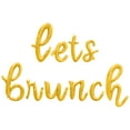 Cursive Script Letter Balloons - LETS BRUNCH 16" Inch Alphabet Letters ...