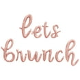 Cursive Script Letter Balloons - LETS BRUNCH 16" Inch Alphabet Letters ...