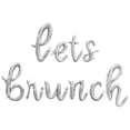 Cursive Script Letter Balloons - LETS BRUNCH 16" Inch Alphabet Letters ...