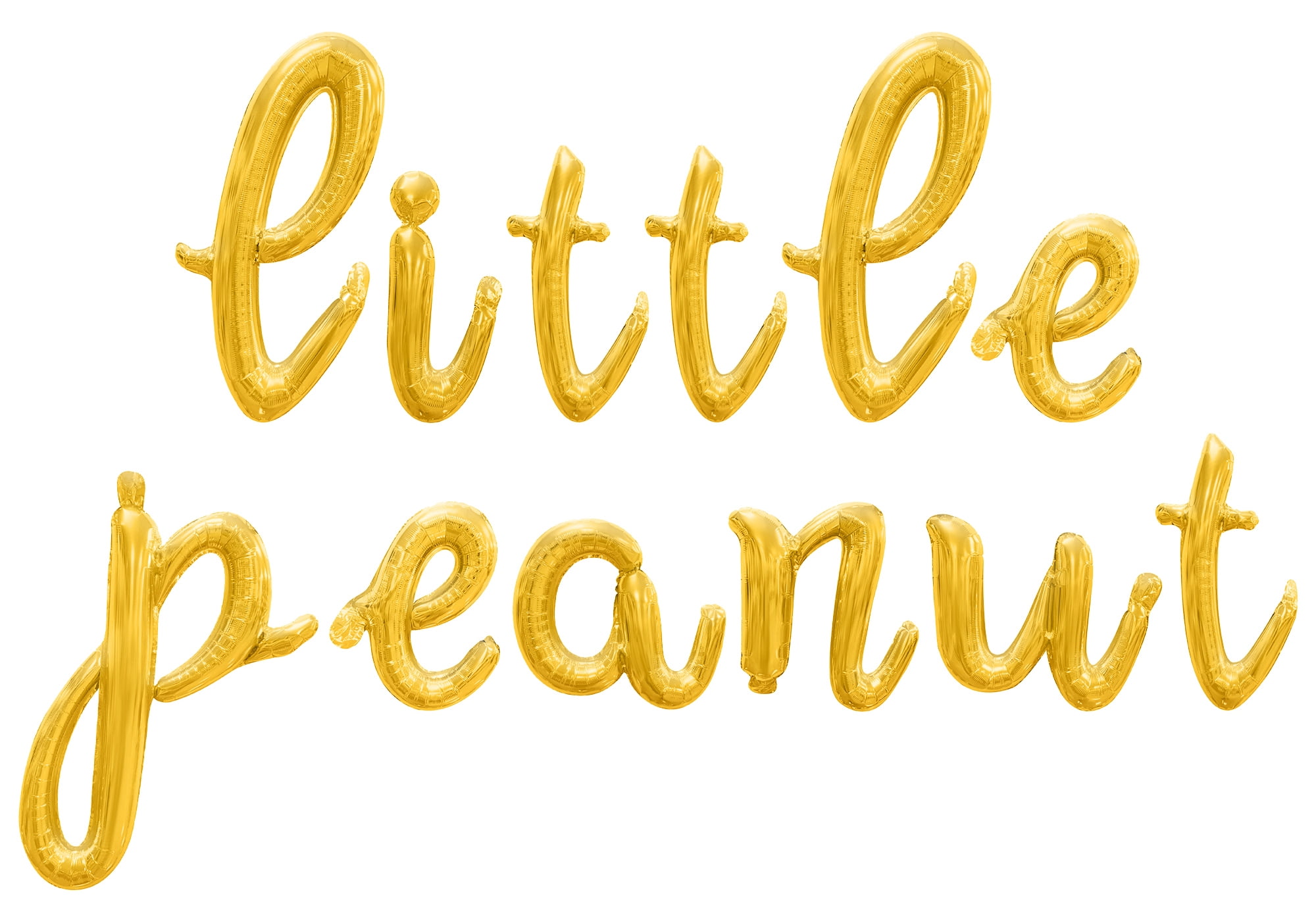 Cursive Script Letter Balloons - LITTLE PEANUT 16" Inch Alphabet ...